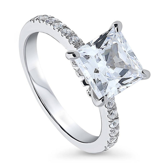 Berricle | Jewelry | Nwt Berricle Engagement Ring 3ct Ct Center Stone ...